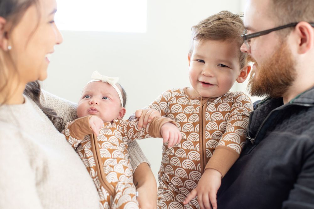 In-Home Lifestyle Newborn & Family Session in Colorado - JMJ Photography