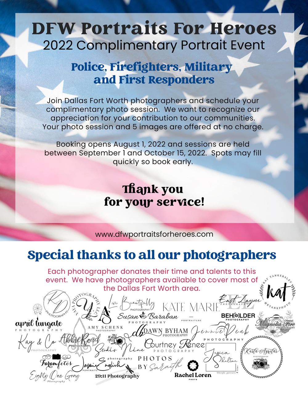 DFW Portraits for Heroes - Eighty One Gray Photography | Timeless ...