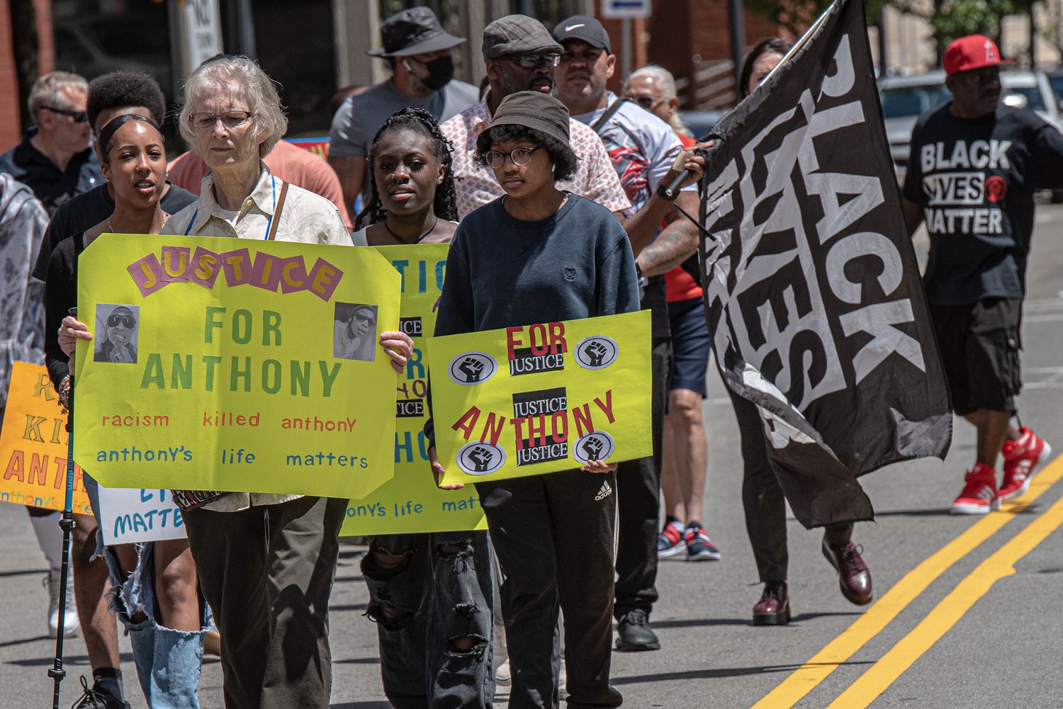 March in Remembrance of Anthony Harden & Larry Ruiz-Barreto. Fall River ...