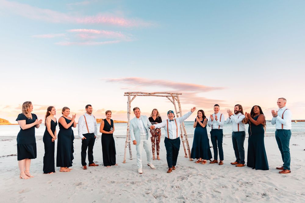 Ash + Emily | Two Day Wedding at Goose Rocks Beach and Camp Foss ...