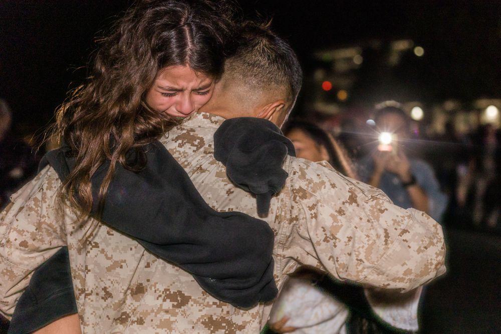 Camp Pendleton Night Homecoming | Lomeli Family - San Diego Family ...