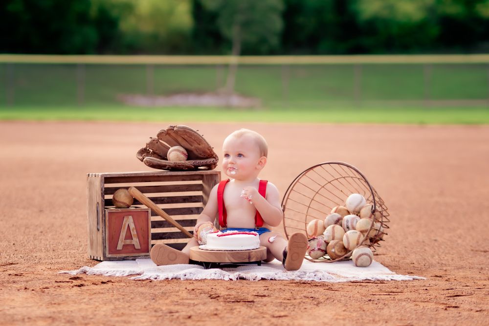 Chattanooga Baseball Themed Cake Smash - Chattanooga Family ...