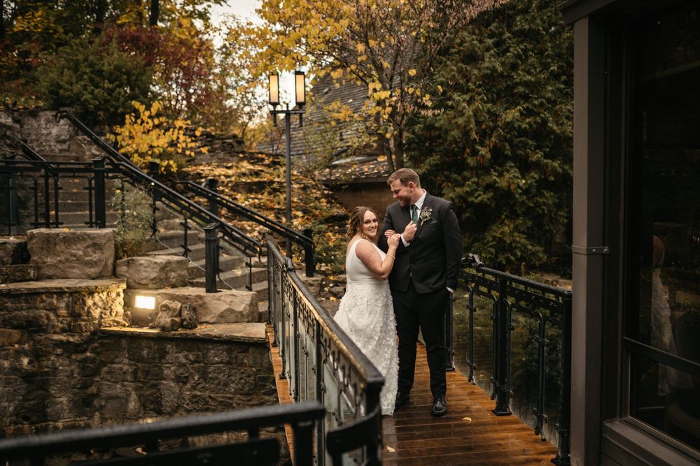 Blissful Autumn Wedding at Ancaster Mill - Lauren & Michael - Geoff ...