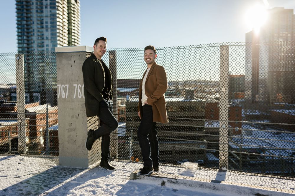 Downtown Calgary Rooftop Engagement Photos | Calgary Lifestyle ...