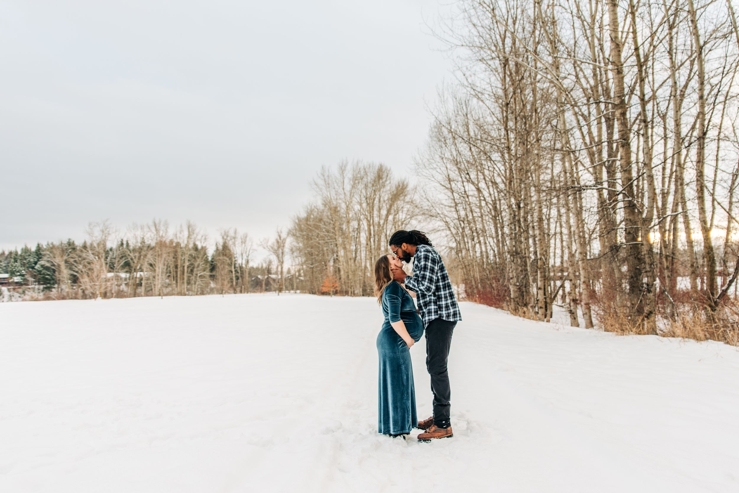 Kalispell Photographer | Winter Maternity Session - Jennifer Vernarsky ...