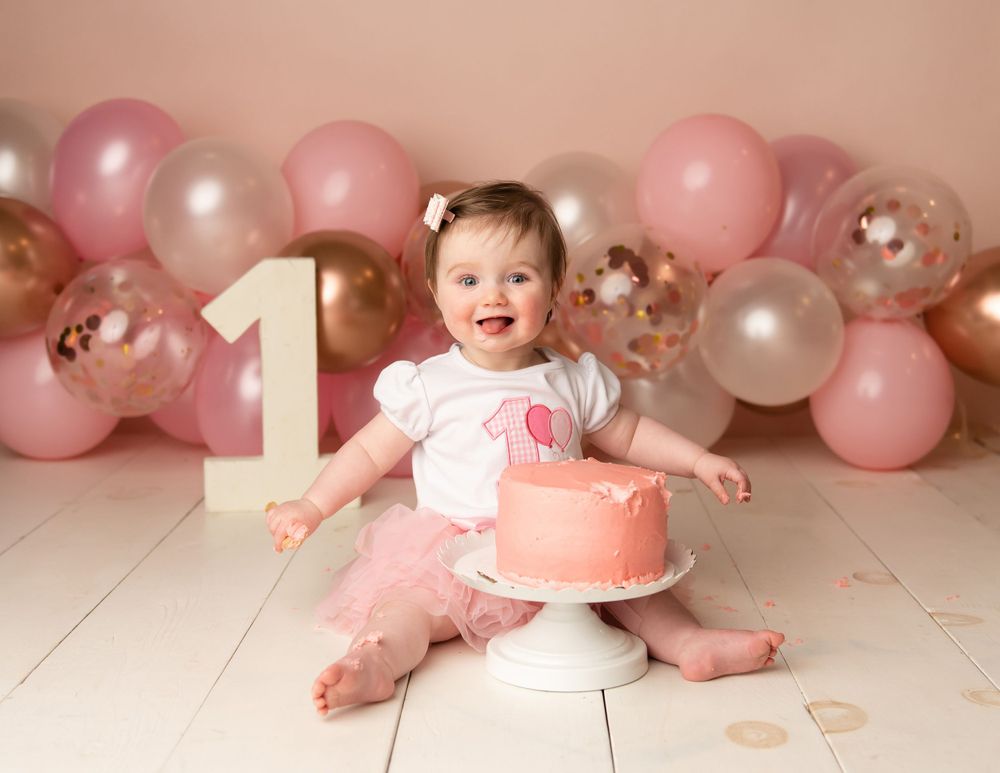 Western NY First Birthday Photo Session - Julie Steklasa Photography