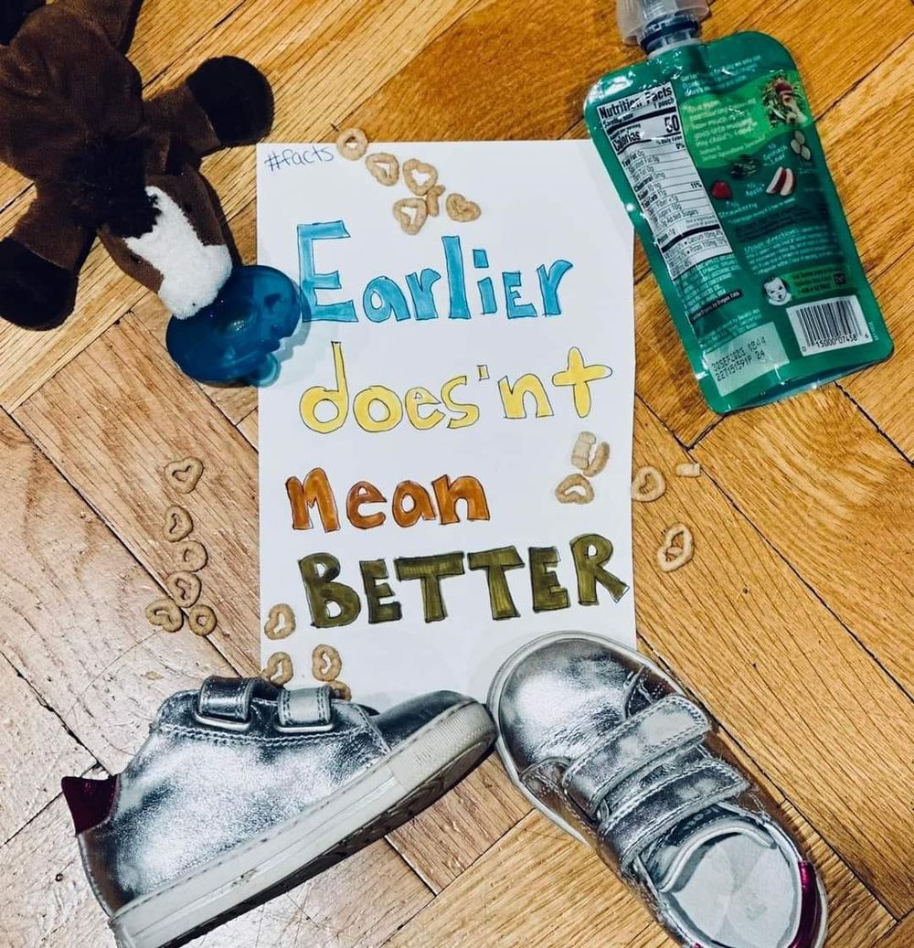 Earlier doesn’t always mean better.⁣⁣ - Les Astuces de Karen