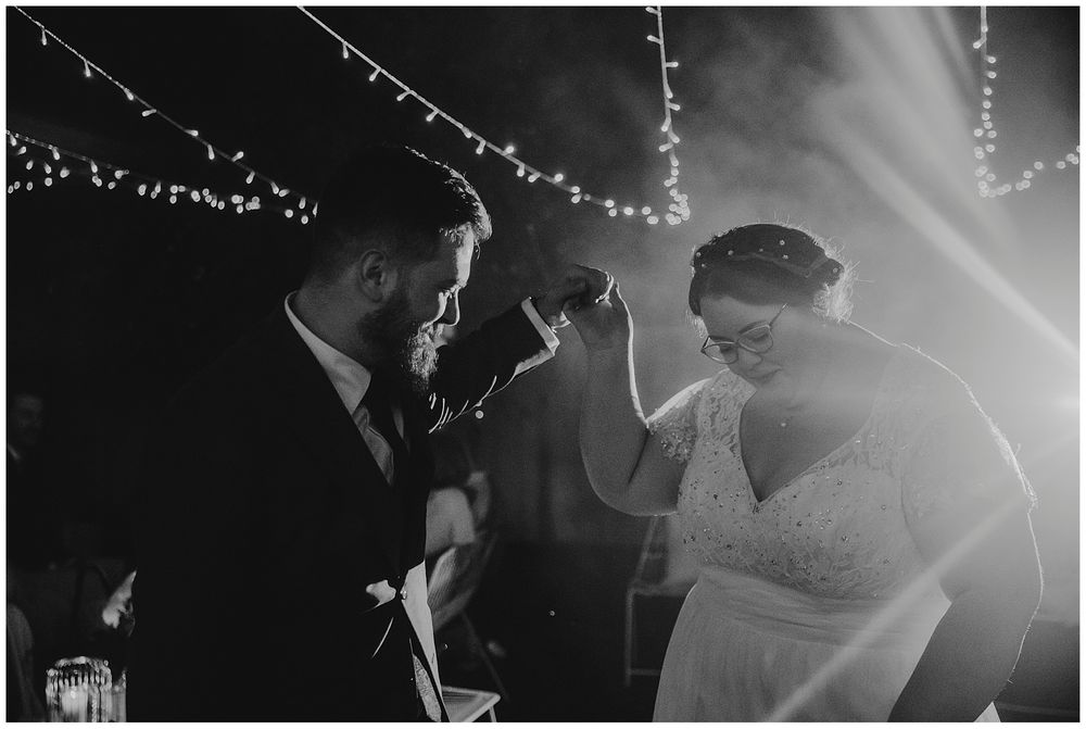 Jessica & Rhett's fabulous registry office and backyard wedding ...