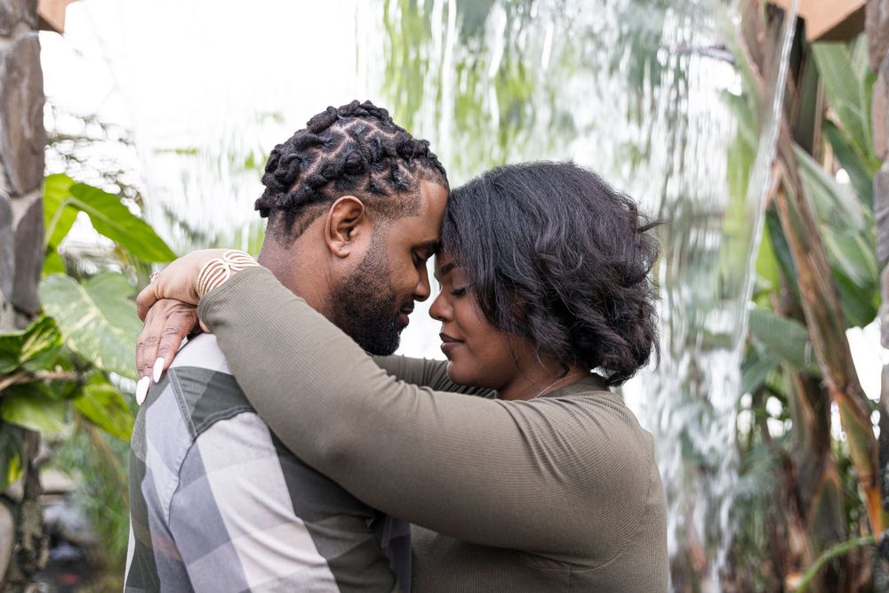 Charlesa + Jonathan | Charming Greenhouse Engagement Session - Lasting ...