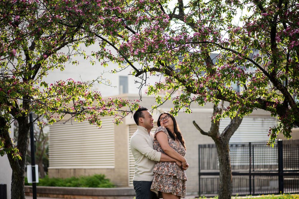Meika & Daniel | Rideau Centre Rooftop & Rideau Canal - Jane R Photography