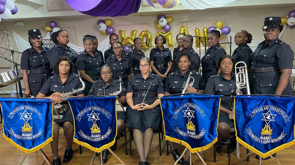 T&T police women pay tribute to women - OvertimeTT.com