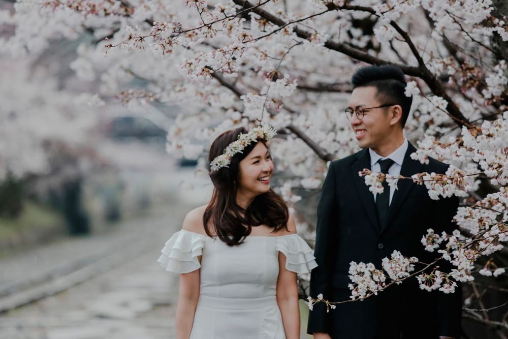 Wedding | Kyoto with H + K - White Grandeur