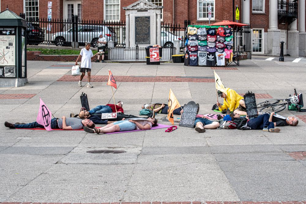 Extinction Rebellion Boston Disrupts Morning Commute, Takes Over Evelyn ...