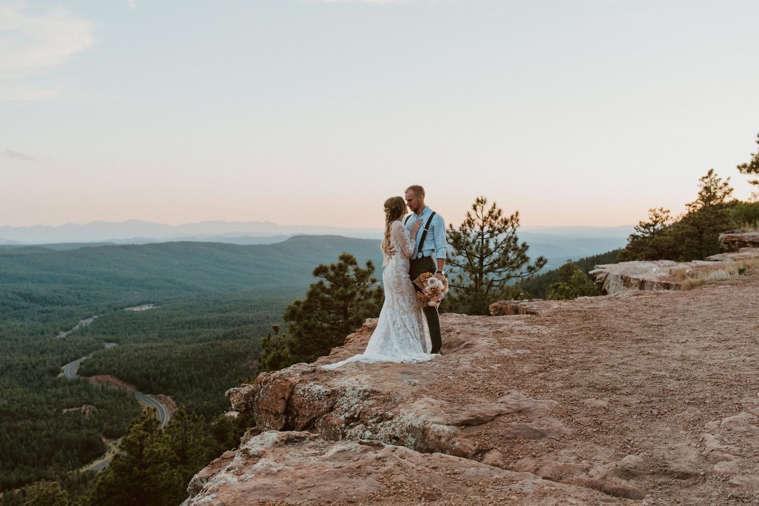Whimsical Mogollon Rim Elopement -Laina+Collin - bees + mulberry ...