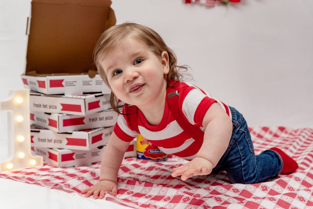 Pizza Party Cake Smash - M. DiSalvatore Photography | Family ...