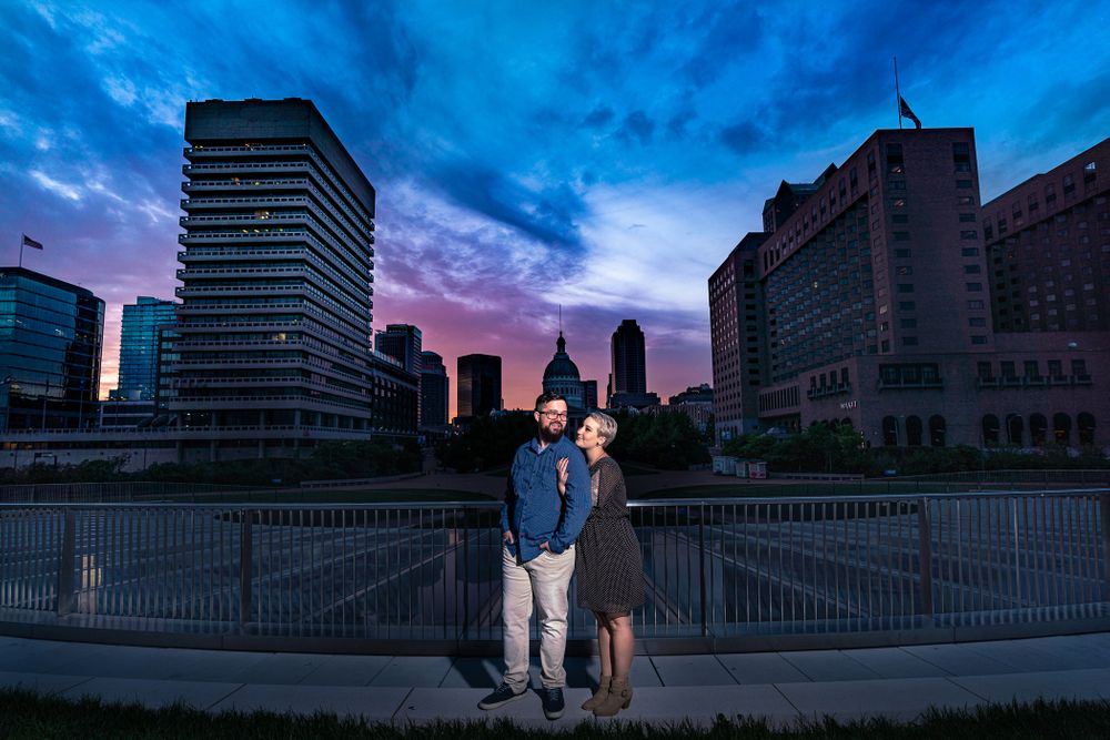 St. Louis Arch | Jessica + Kyle - Niche Photography