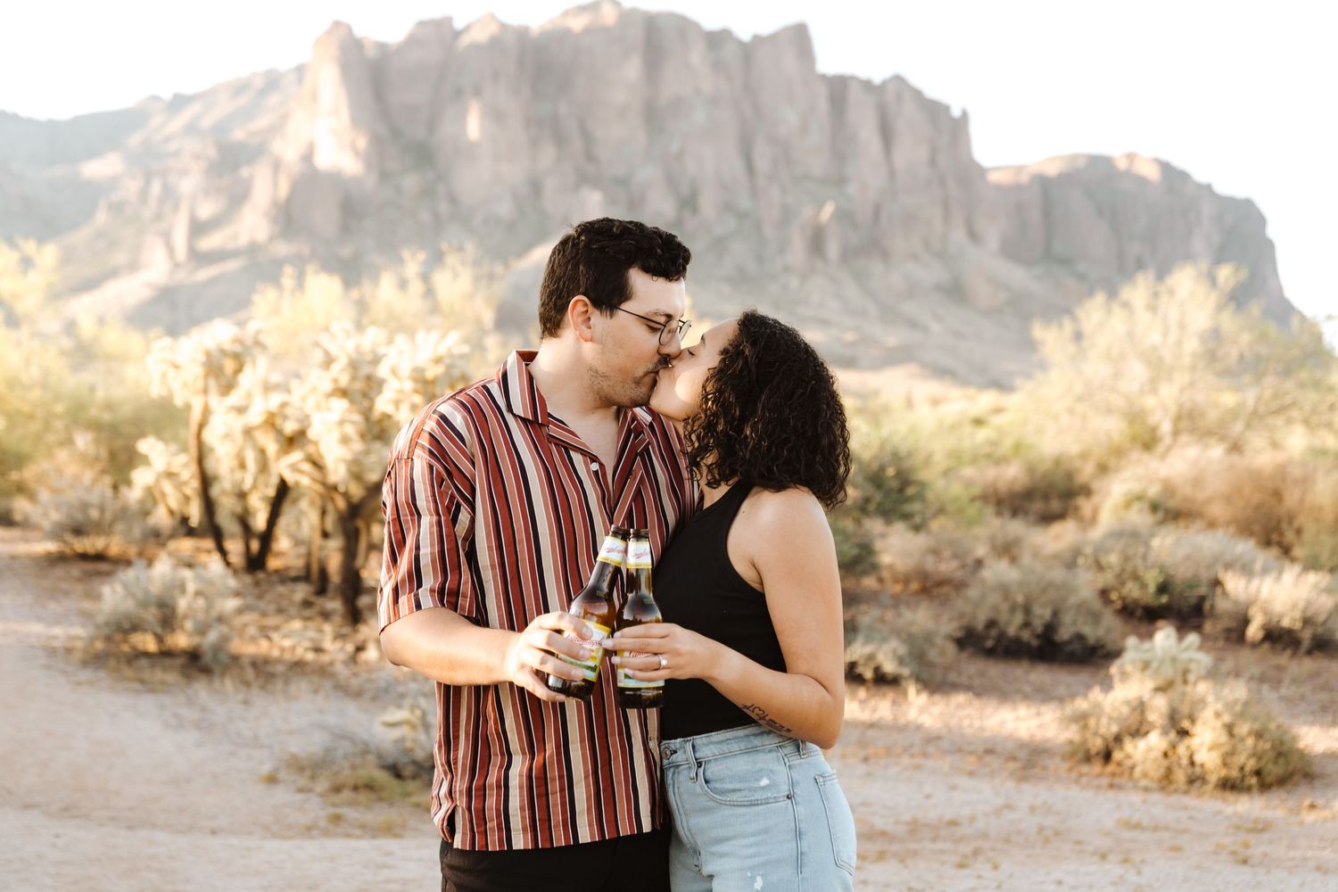 Natasha + Matthew — Arizona Lost Dutchman Engagement Photos - Andrea ...