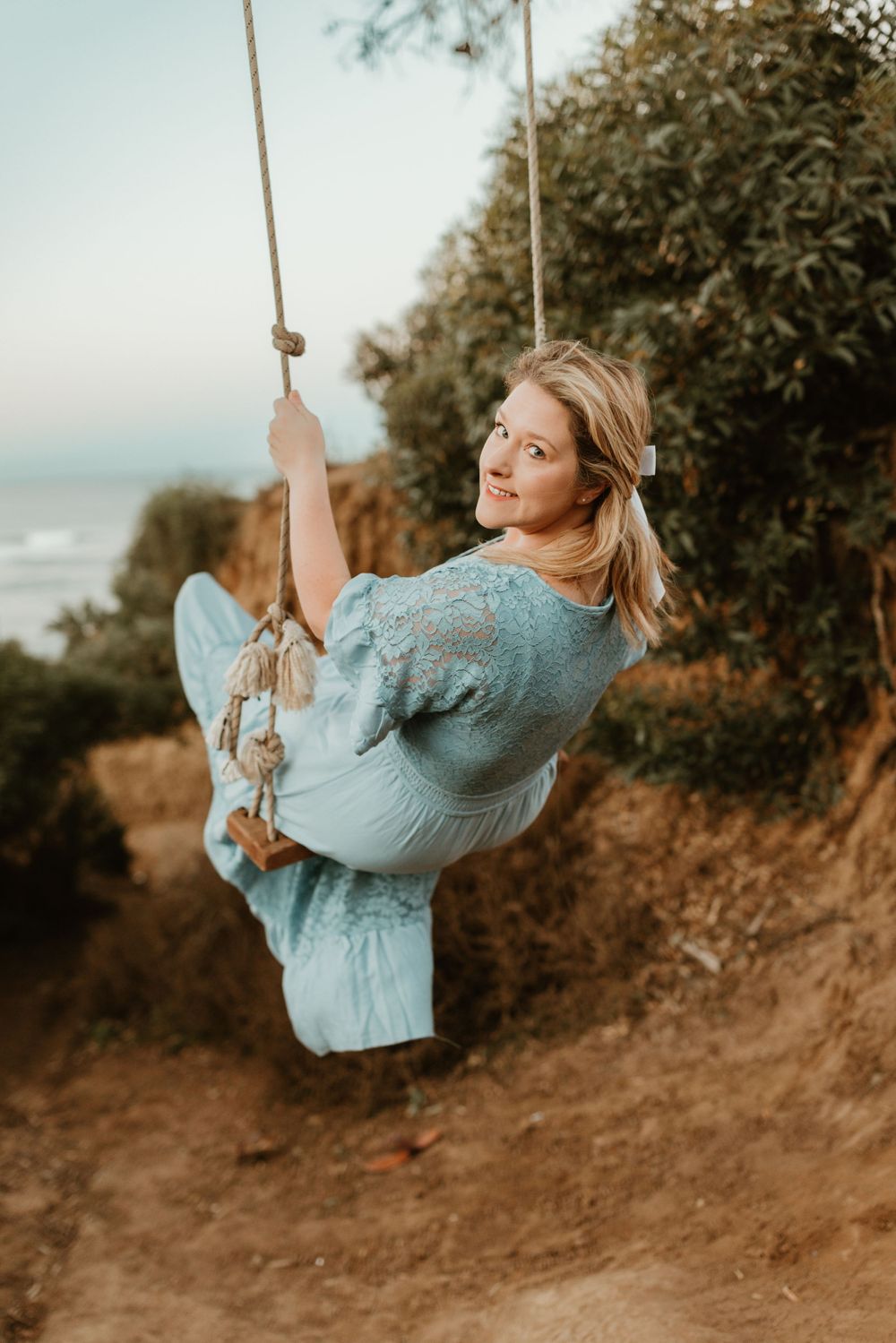 Couples Session at the Sunset Cliffs Swing Set with Kelsey & David ...