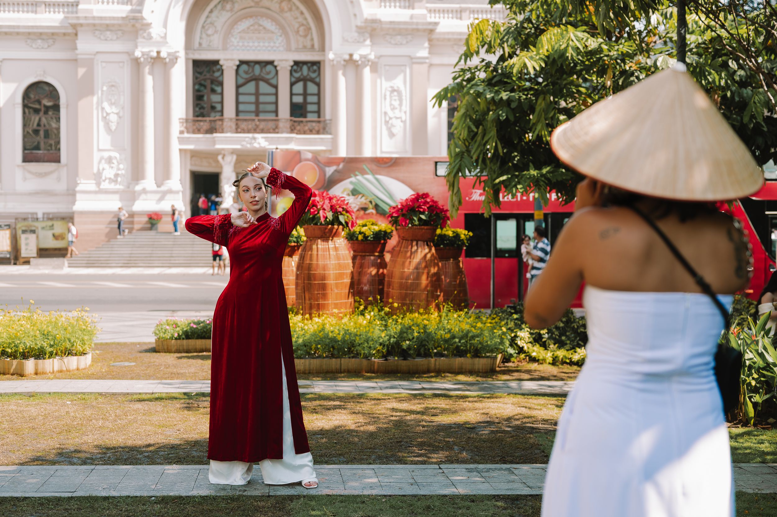 Photographic Journey Through Saigon's Iconic Landmarks in Ao Dai ...