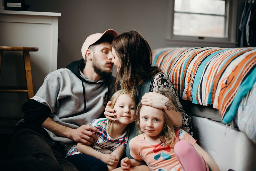 In Home Family Session - Farrah Emami