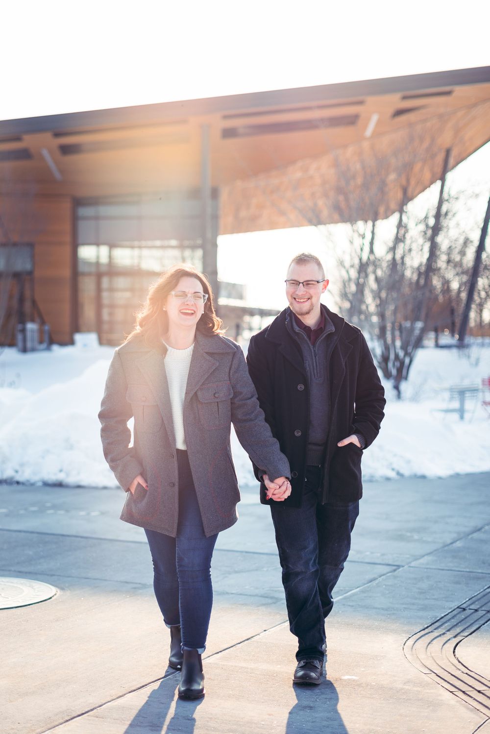 winter engagement session at promenade park | savannah + nikolai ...
