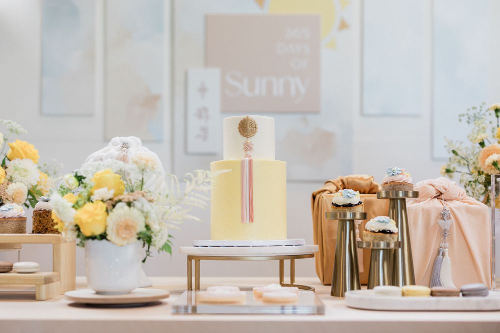 365 Days of Sunny | Bright Summery Korean First Birthday - Priscilla M ...