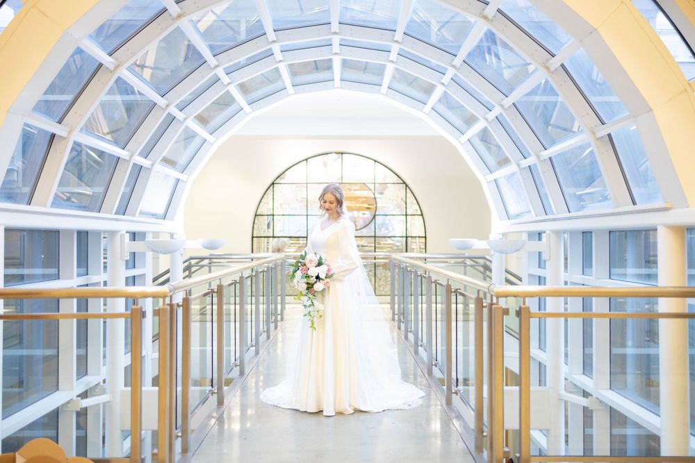 Provo Library Wedding Photography