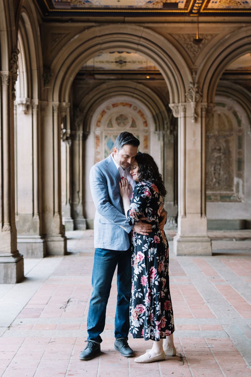 Colleen + Mike's Springtime Central Park Engagement - Abigail Fenton