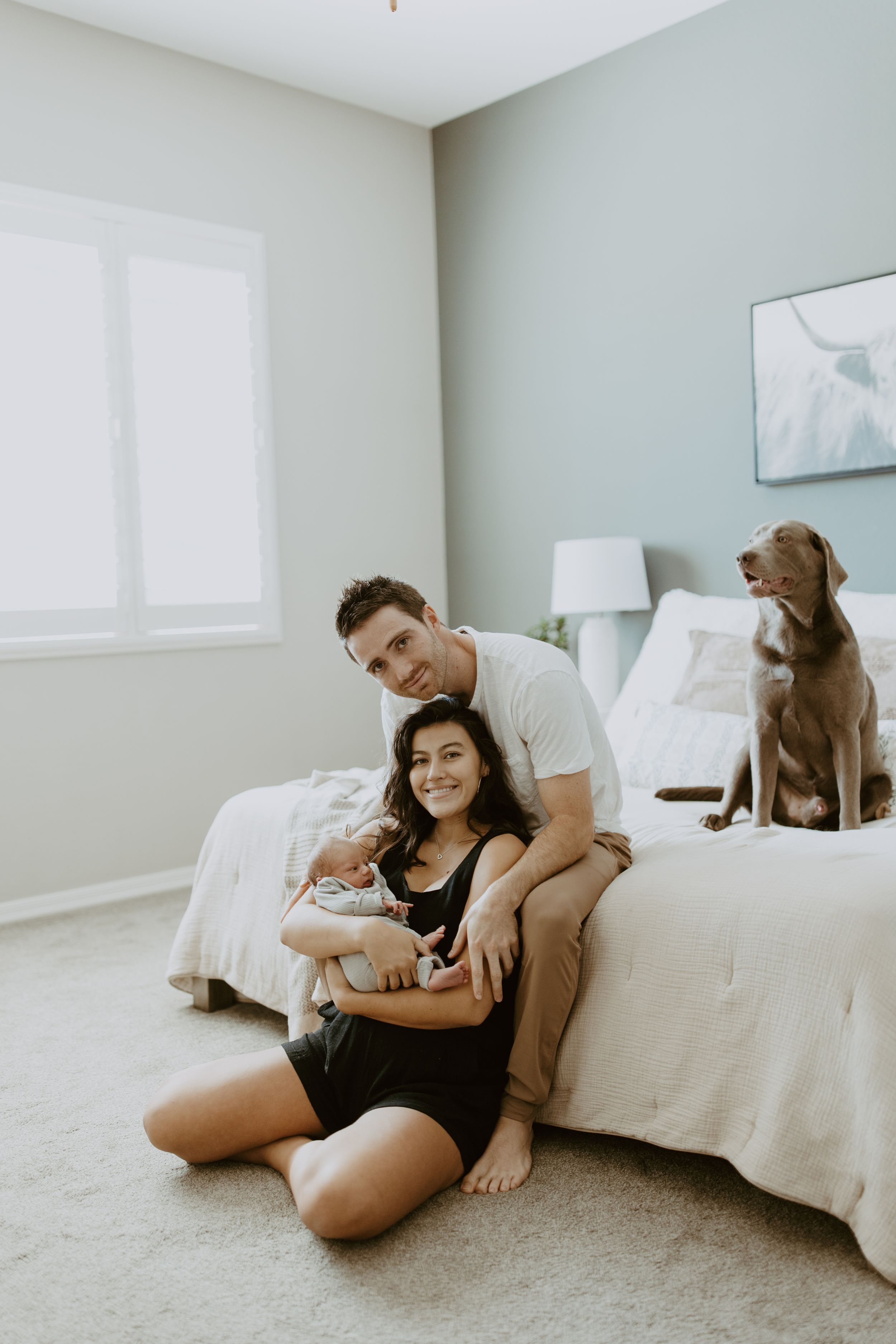 Cara + Kyle Phoenix Arizona newborn session photography - Candace ...