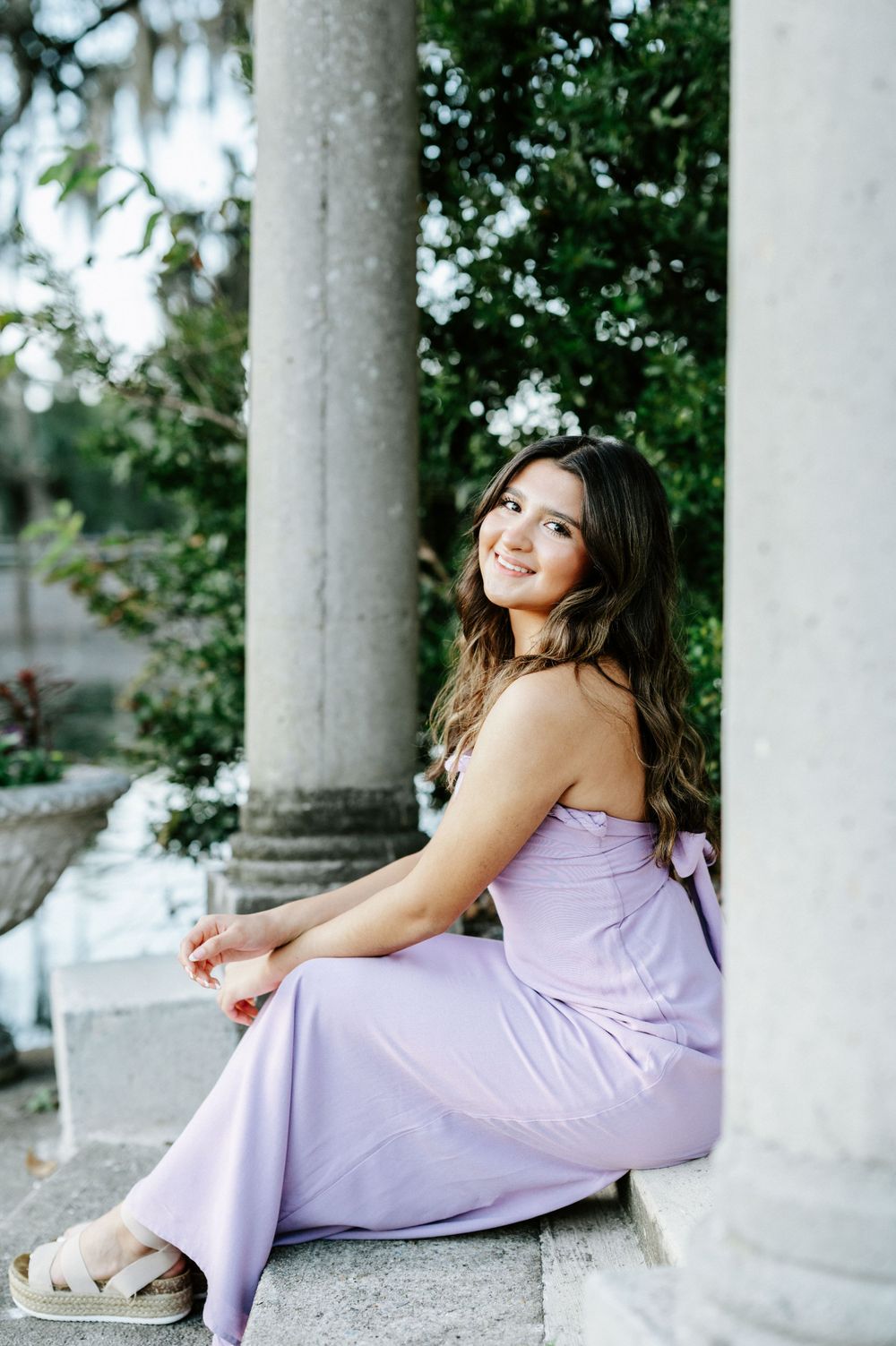 Alexandra | A Wilmington, NC Senior Session at Airlie Gardens - Atlanta ...