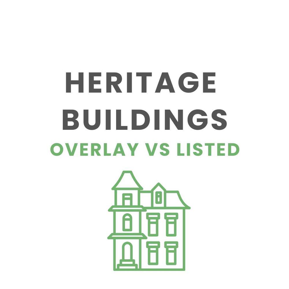 What is the difference between a heritage overlay and a heritage listed ...