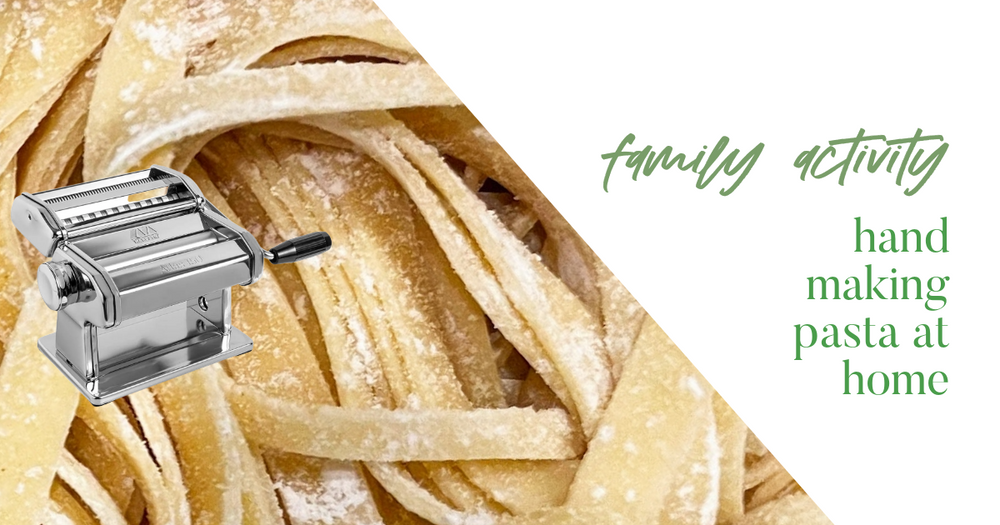 family activity idea: hand rolling pasta at home - Tessa's Creations