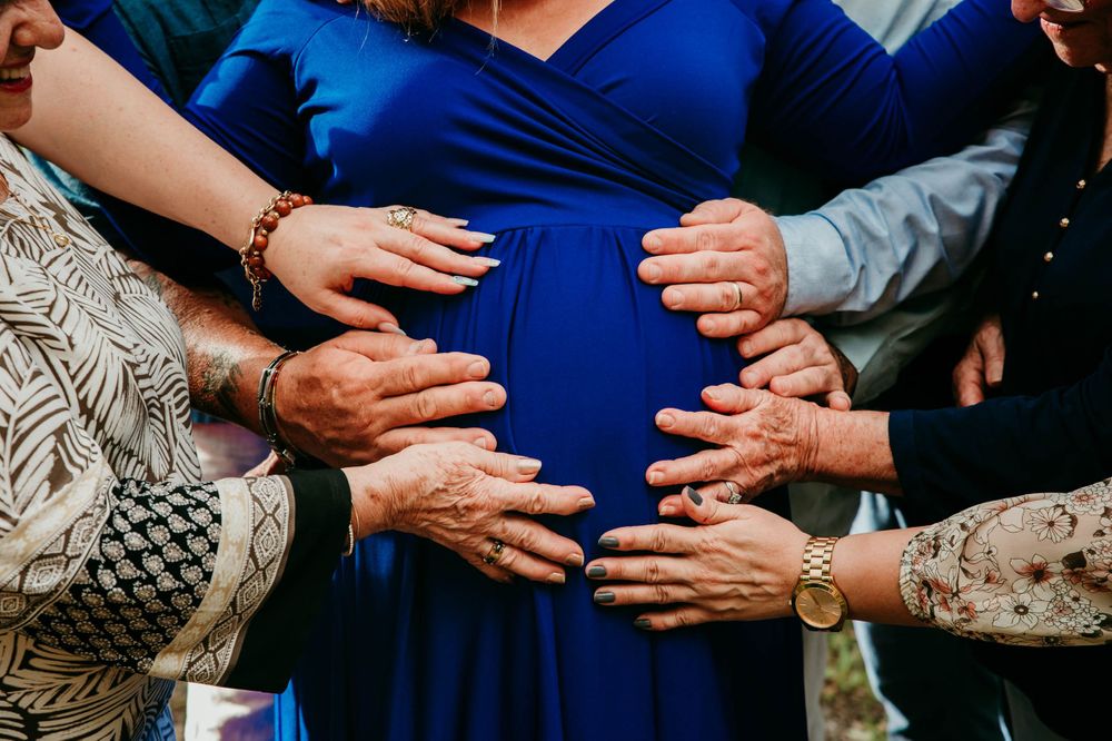 Maternity portrait Magic for Luca