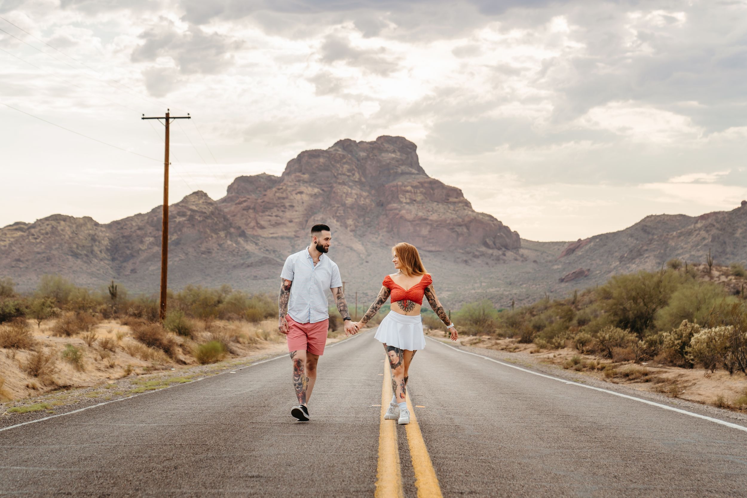 Deanna + Colton Arizona Desert Couple's Session - Andrea Neff Photography