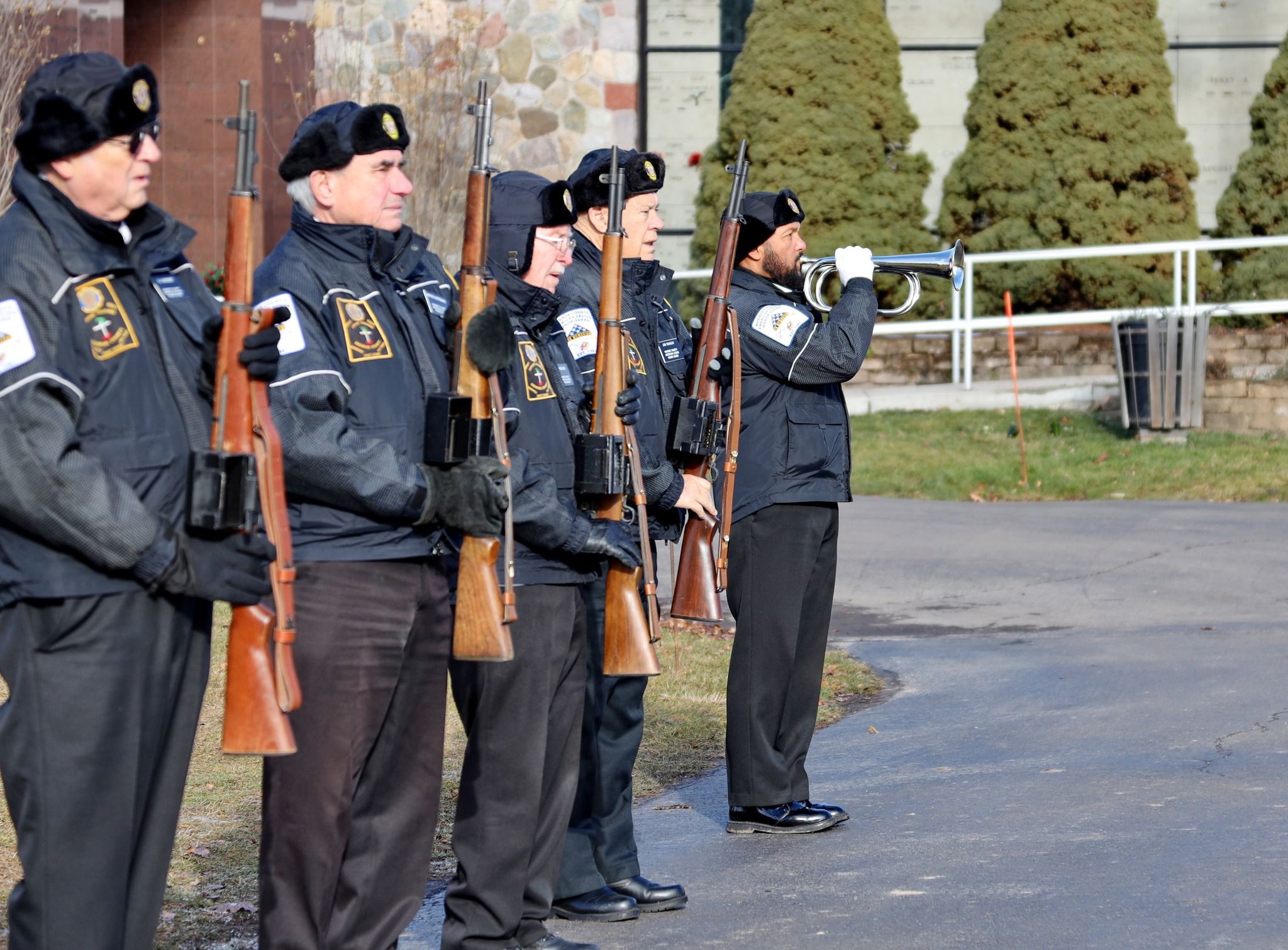 "Taps" at a Funeral - Funeral Photography by Nikki Kellogg