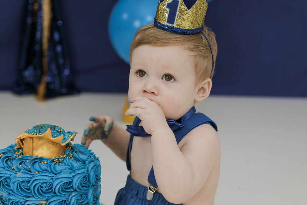Mason's Prince Charming Cake Smash