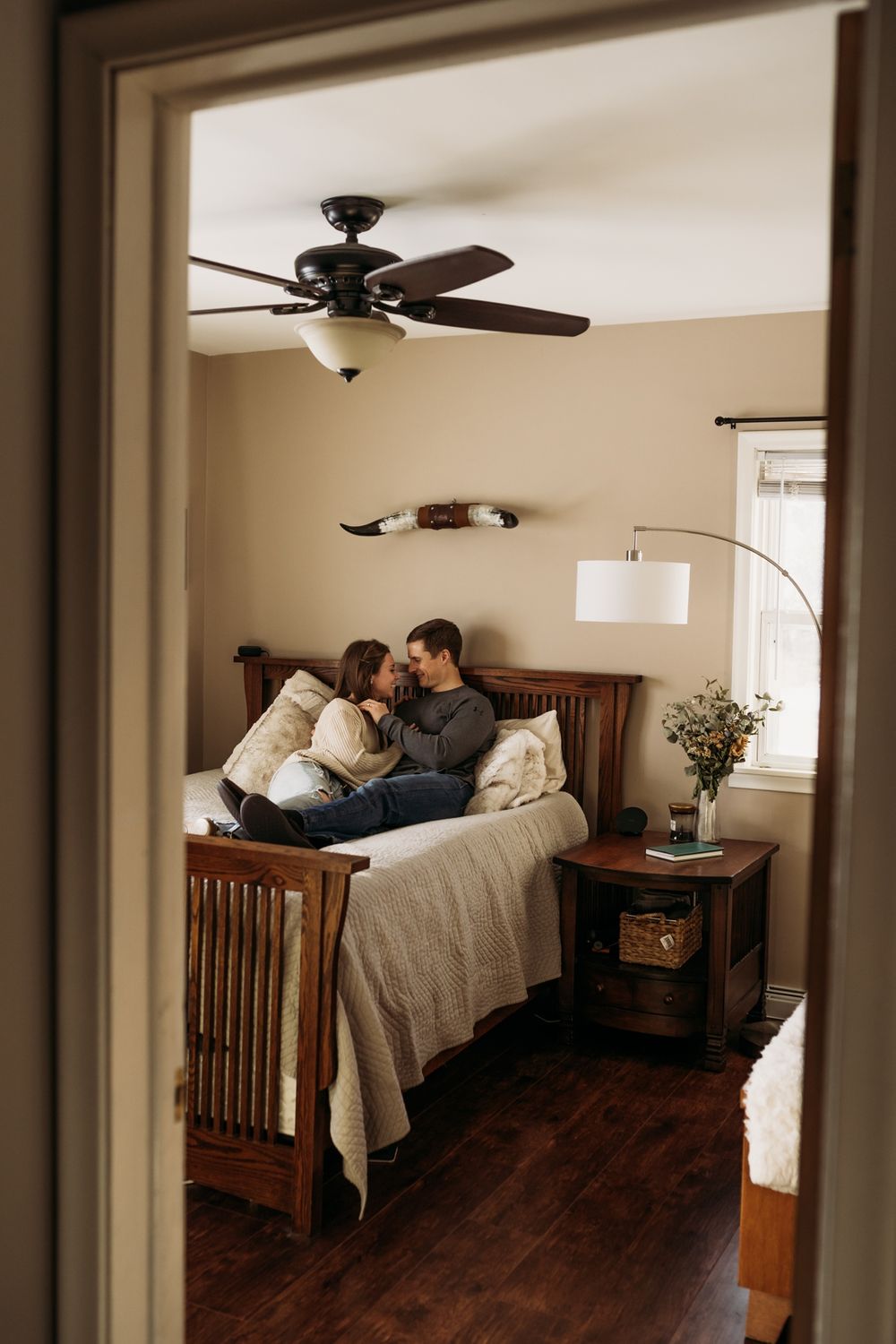 Cozy In Home Couple Session - Faith Marie Photography