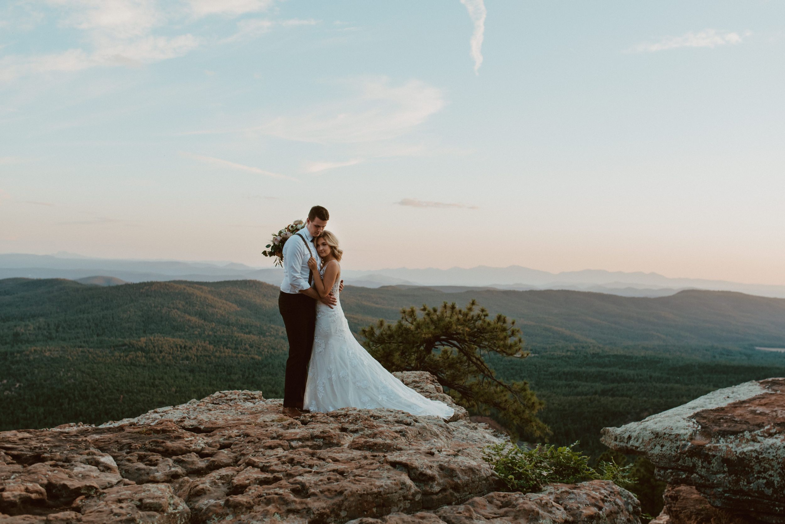 Whimsical Mogollon Rim Elopement -Laina+Collin - bees + mulberry ...