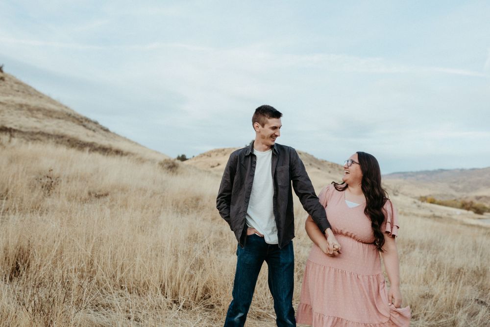 Boise Foothills Couples Photos | D+C - Jen Barger | Boise Photographer