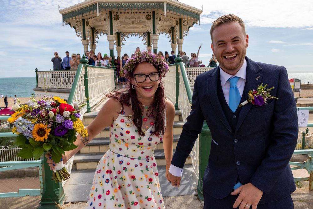 Michael & Beth's Bandstand & Hilton Brighton Wedding - Amy Davies ...