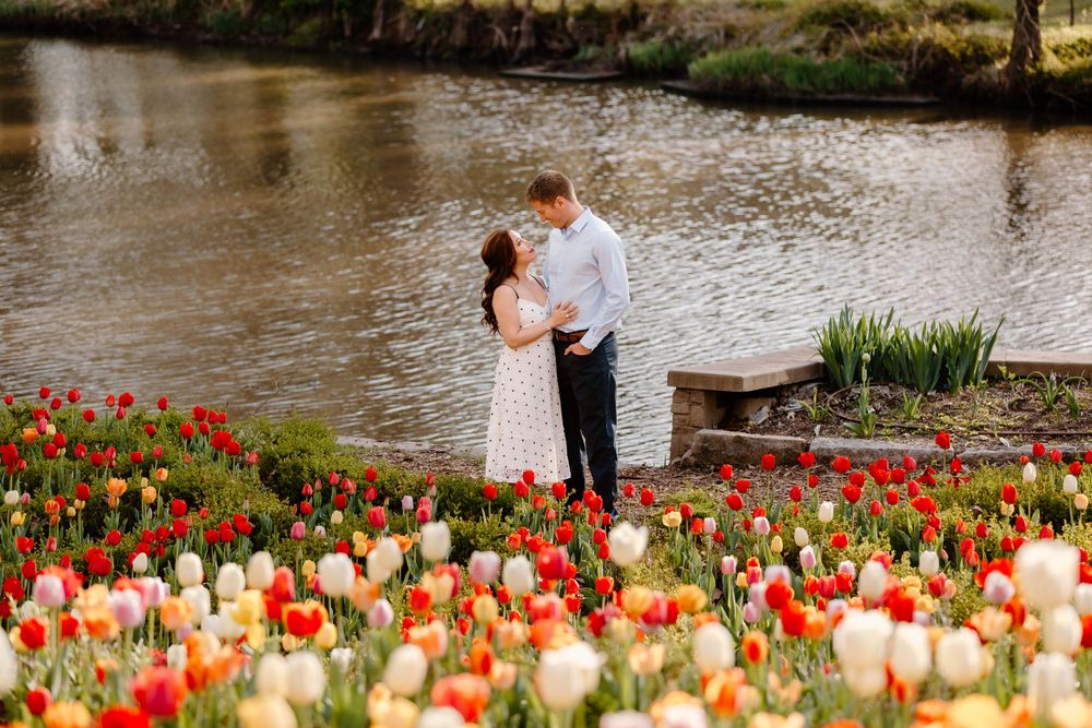 Victoria + Kyle | Engagement Session in Bartlett Arboretum, Belle ...