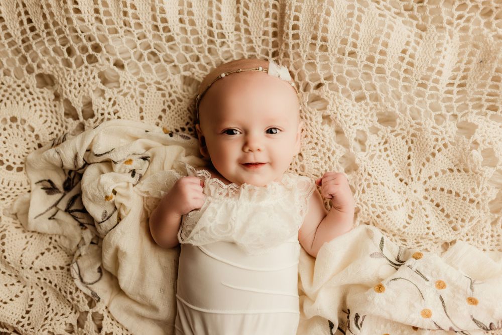 Marion, Indiana | 3 Month Old Baby Milestone Session - Tiffany ...