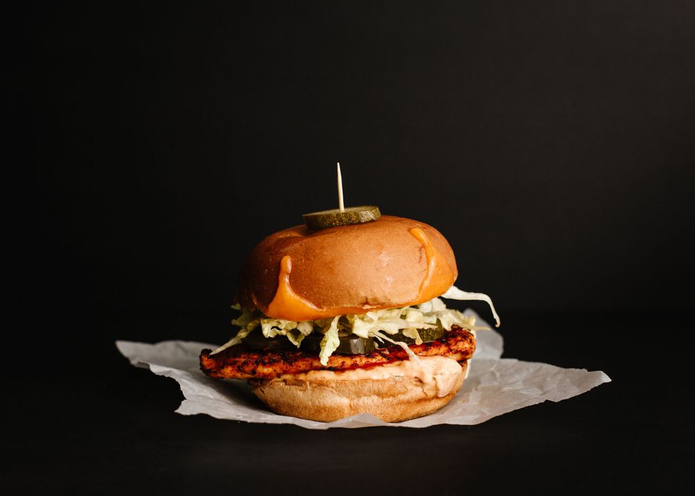 Sriracha Chicken Sandwich - Little Wildflowers Photography Penticton BC