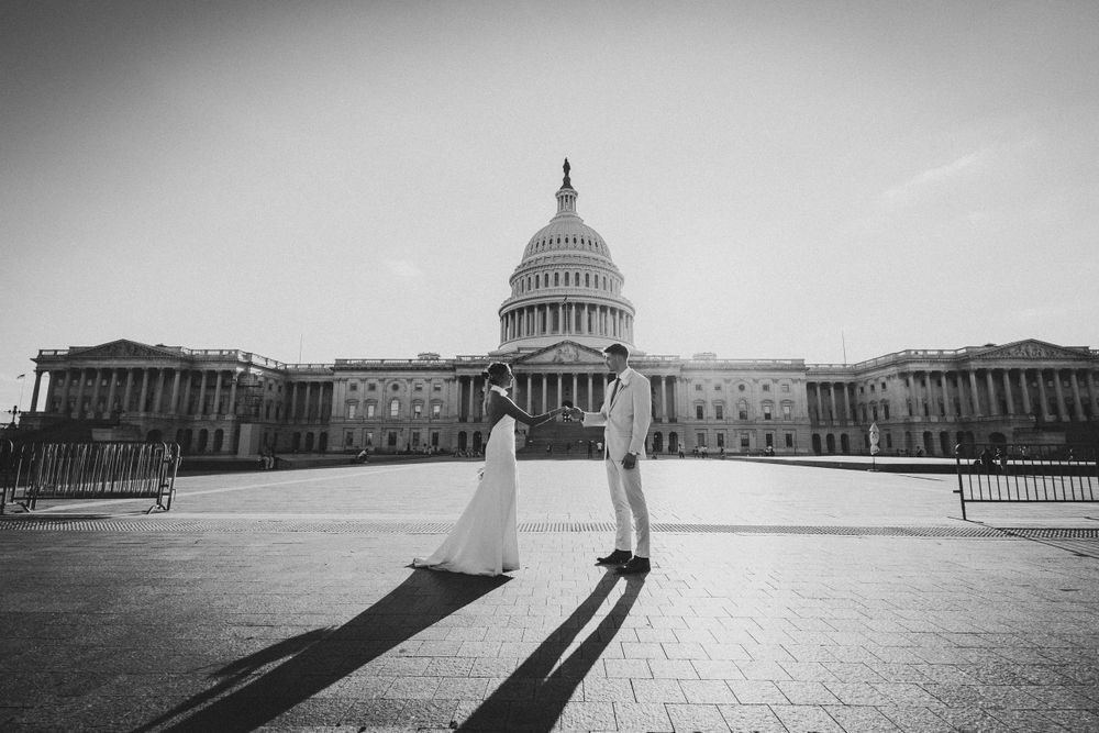 A 1-hour Wedding at The Library of Congress & Capitol Hill