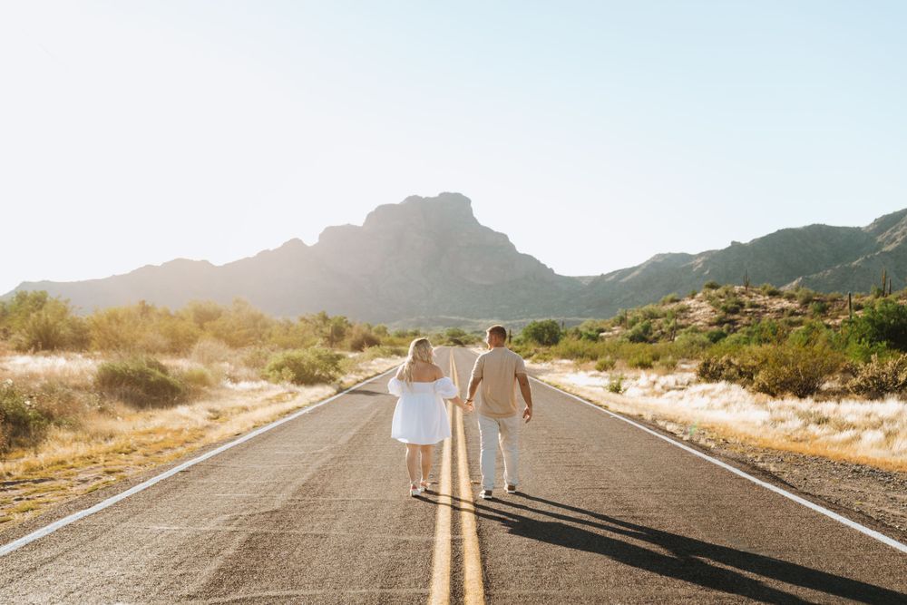 Mikayla + Jimmy — Desert Botanical Garden Engagement Photos - Andrea ...