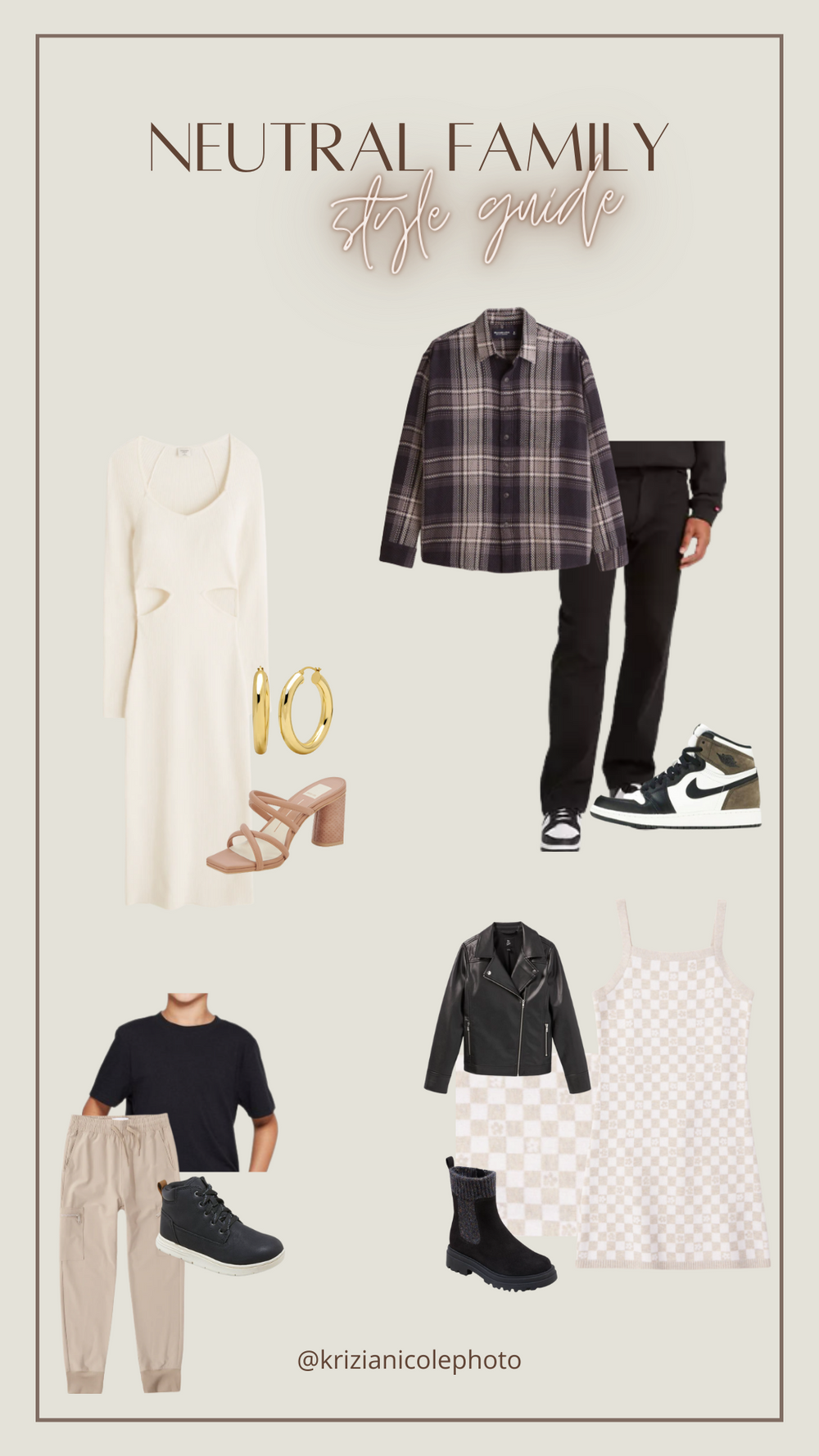 Neutral Family Guide - Krizia Nicole Photography