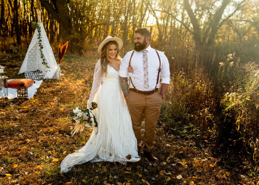 Vanessa & Barton Boho Styled Wedding Shoot - BrightSide Creative