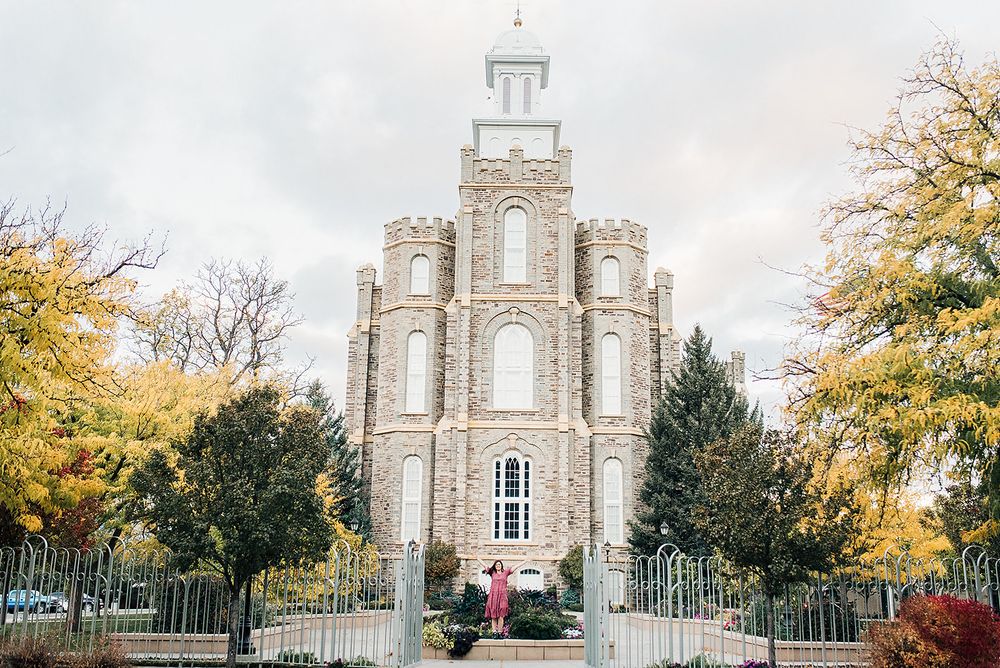 Spring Logan Utah Temple | Megan and Ammon Bridals - Logan Utah Wedding ...