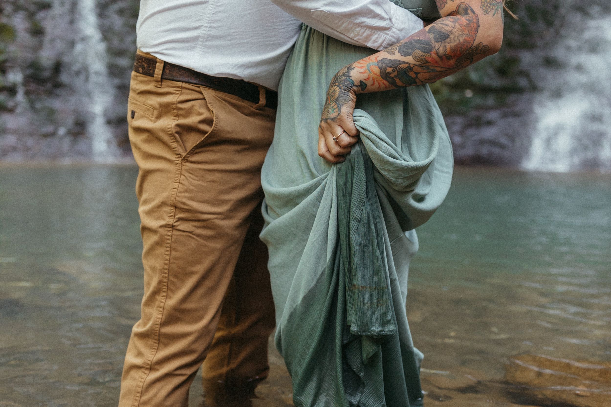 Arkansas Waterfall Engagement Session | Faith + Ryan - Arkansas Wedding ...