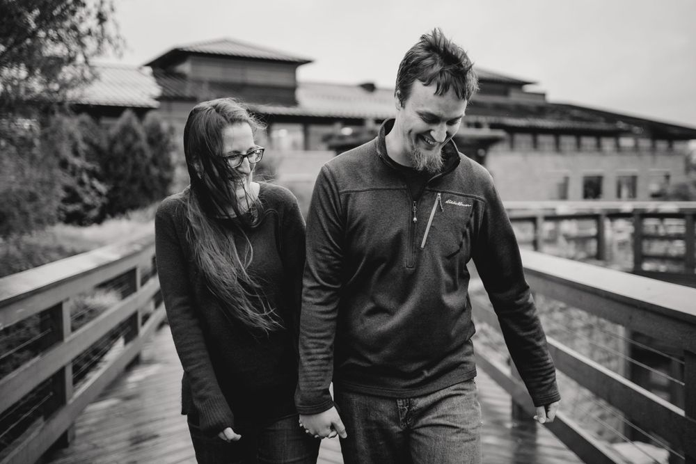 Emily + Matt's Engagement Session at Epic in Verona, Wisconsin - Sara ...